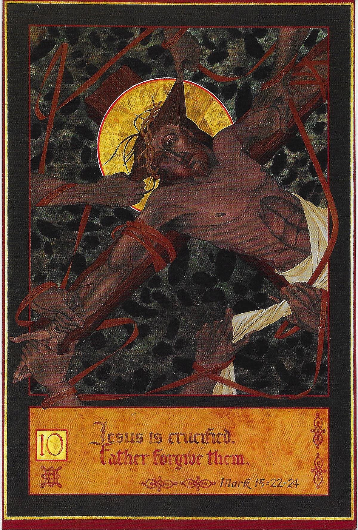 Byzantine Scriptural Stations of the Cross Cards Set 4" X 6" - Etsy