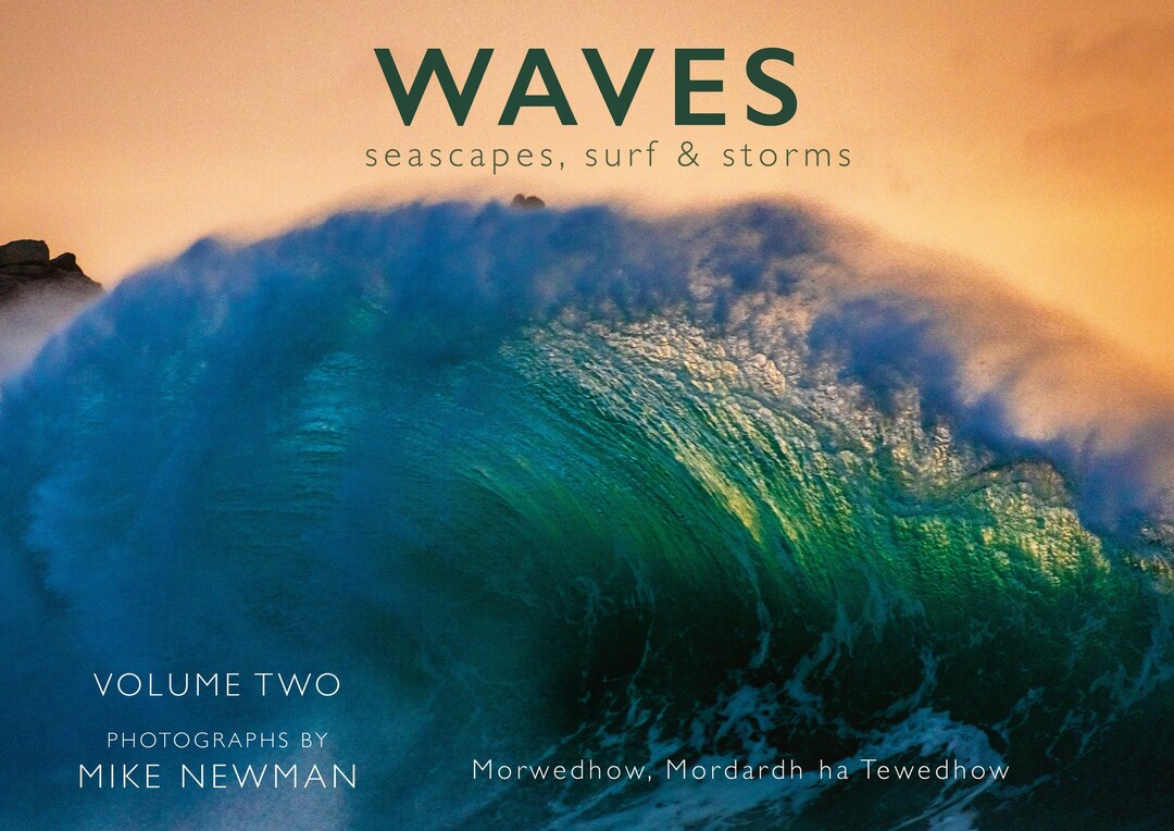 Cornish WAVES Photo Book Volume Two Hardback Coffee Table Photo Book ...