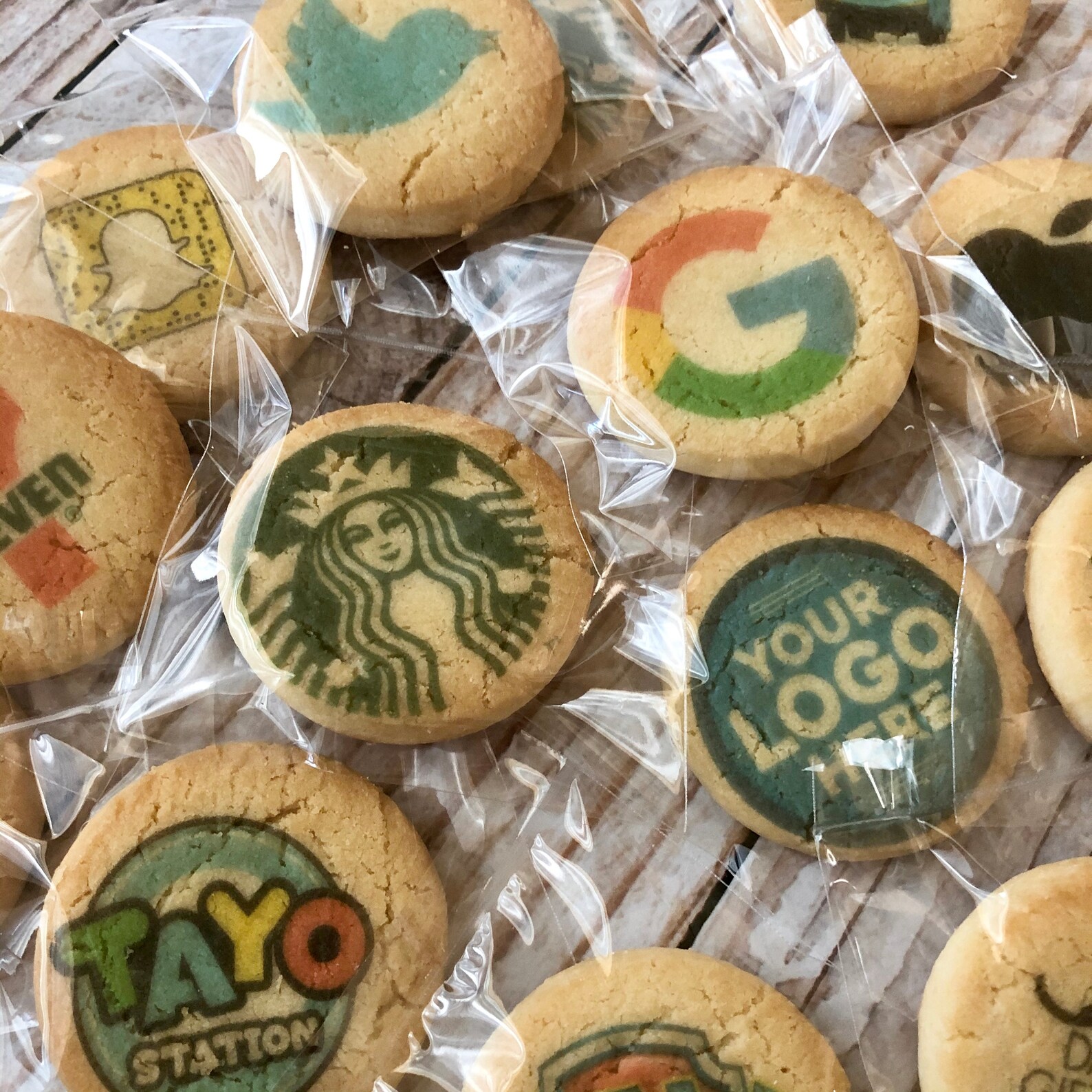 MINI Business Logo Cookie And/or Cupcake Topper Cookie - Etsy