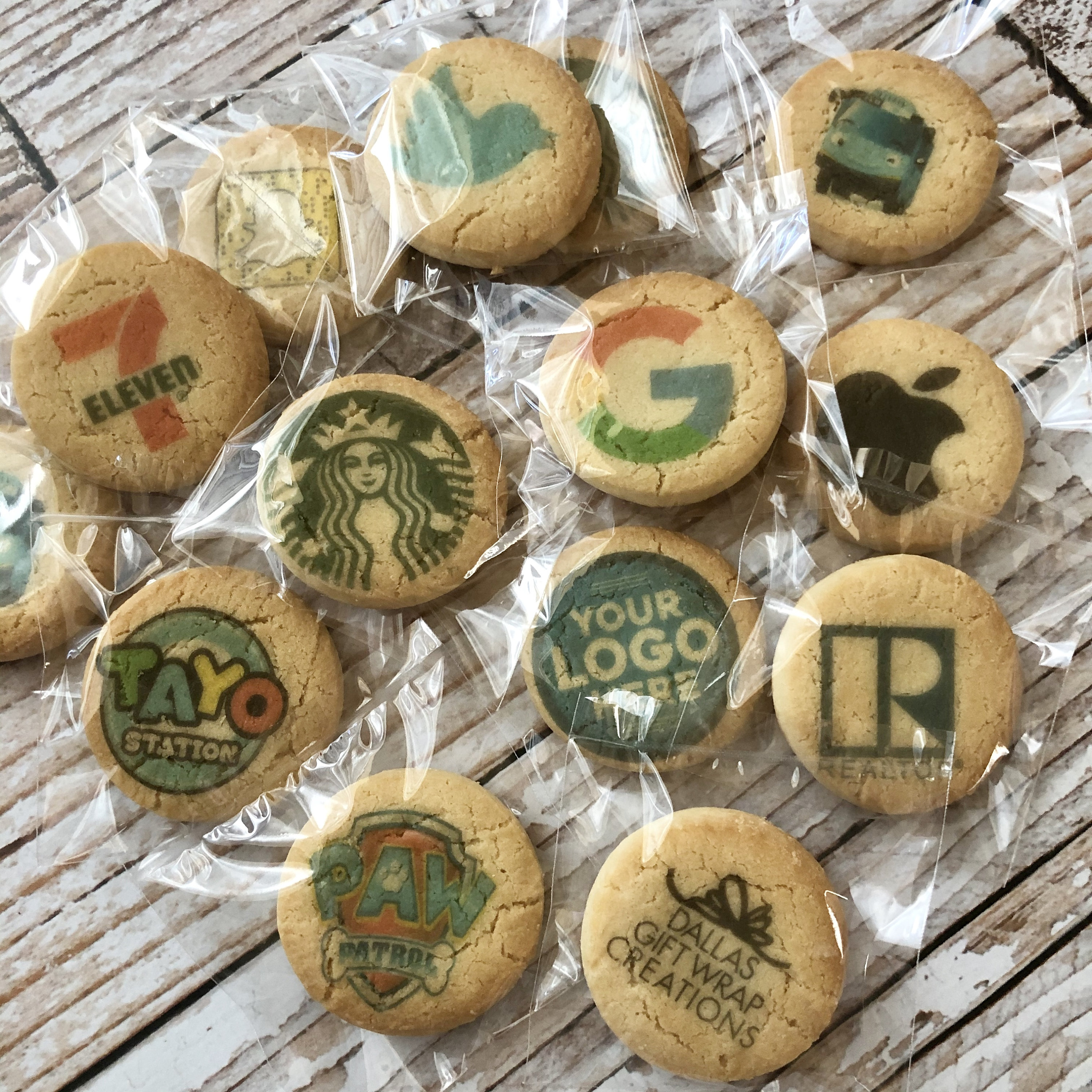 MINI Business Logo Cookie And/or Cupcake Topper Cookie - Etsy