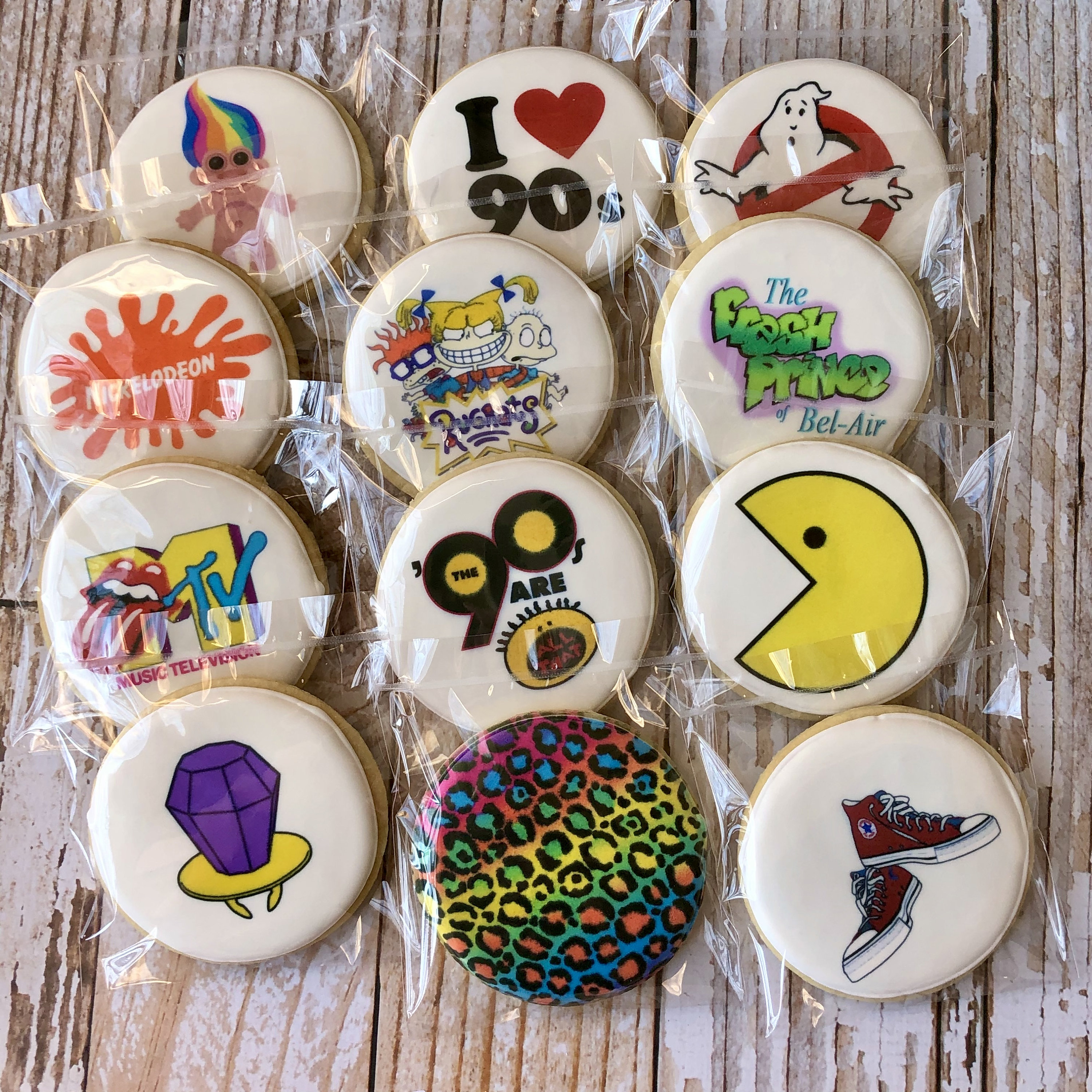 1990s Themed Decorated Sugar Cookies 90s Party Favors 1990s - Etsy UK