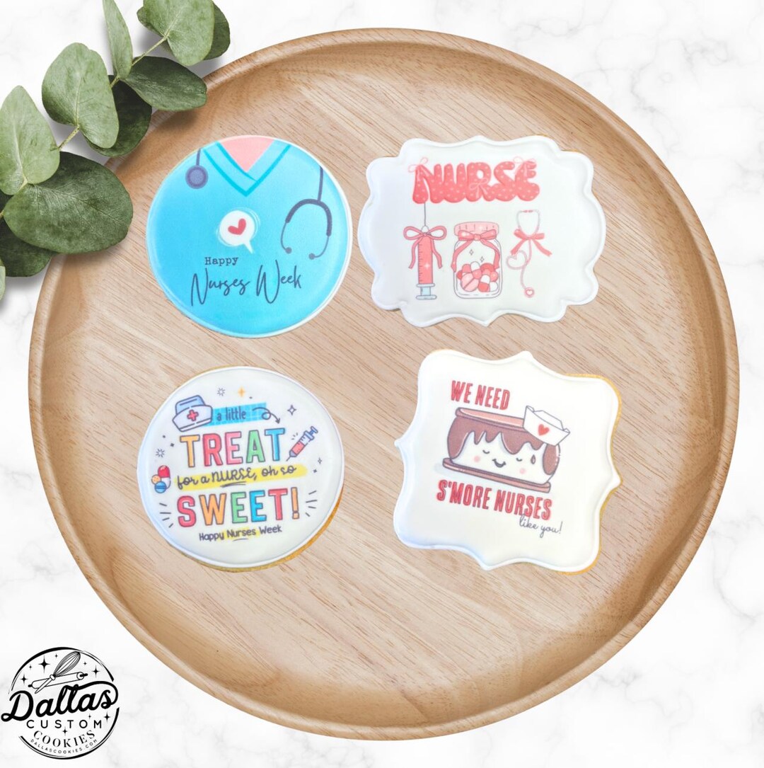 Happy Nurse's Week Nurse Appreciation Healthcare Thank You Cookies ...