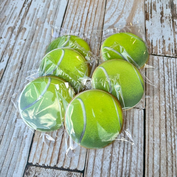 Tennis Cookies - Etsy