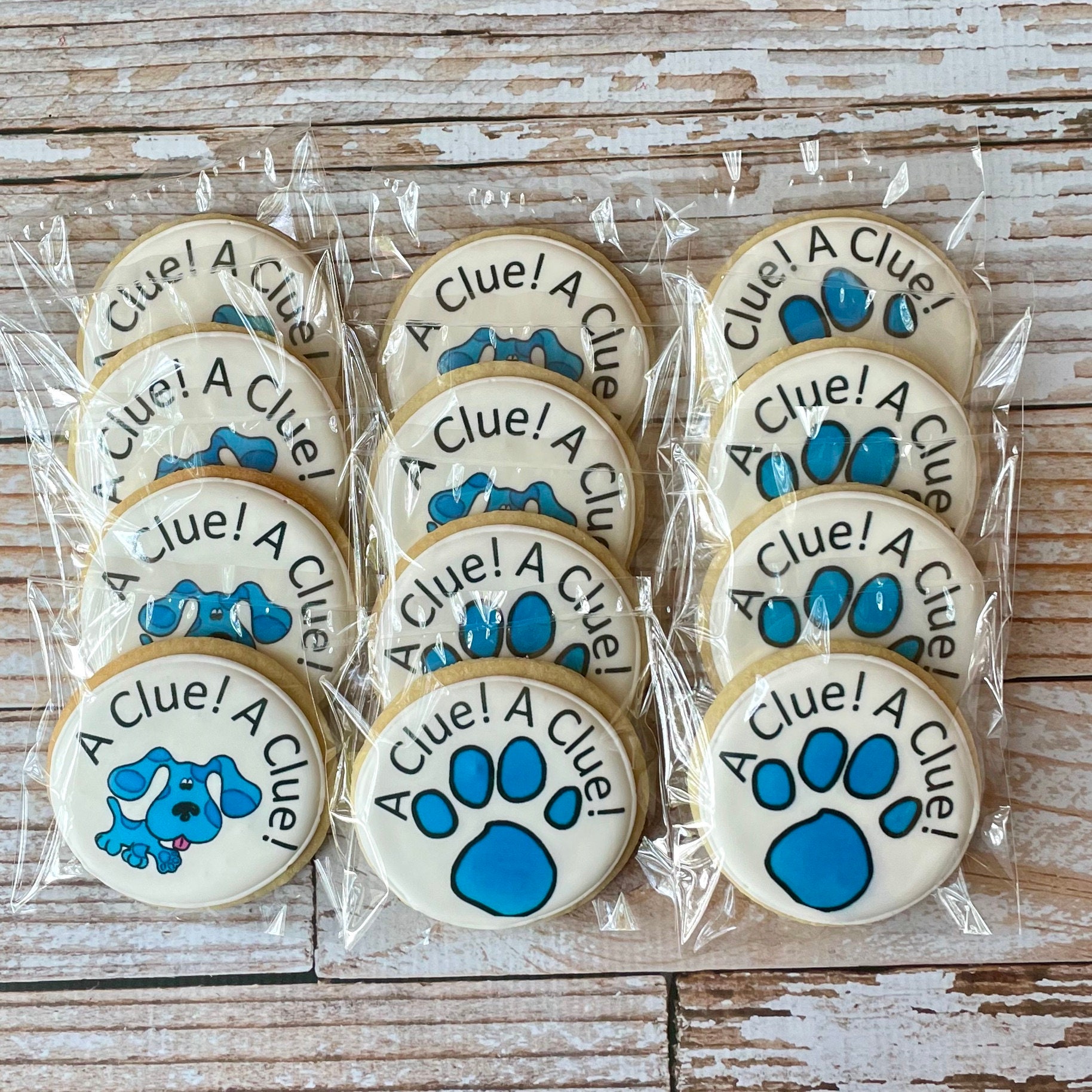 Blue's Clues Themed Birthday Event Sugar Cookies Care | Etsy