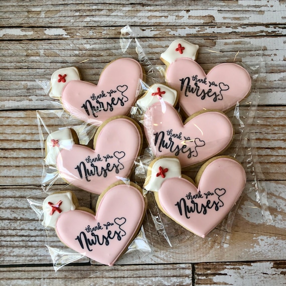 Nurses Week Thank You Nurses Cookies Nurses Day Cookies - Etsy