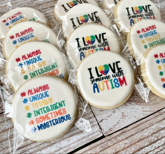 Autism Awareness Sugar Cookie Autism Gift Set Decorated | Etsy