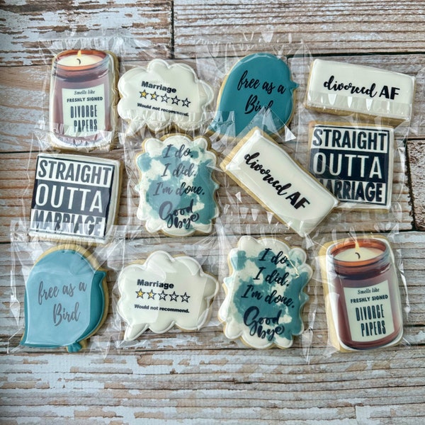 Divorce Cookies - Etsy