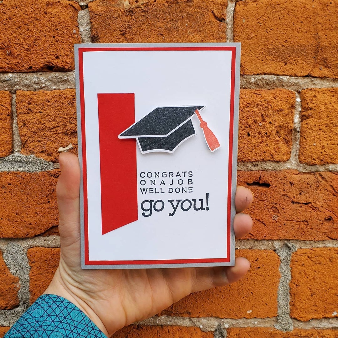 Congrats on a Job Well Done - Graduation Card - Etsy