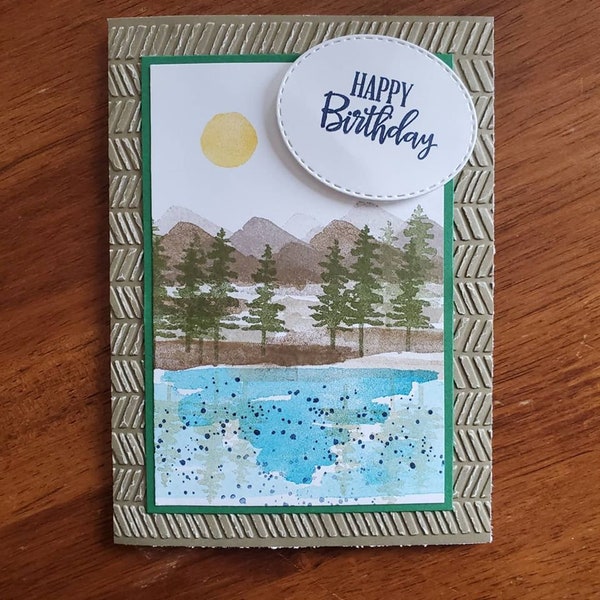 Rustic Greeting Card - Etsy