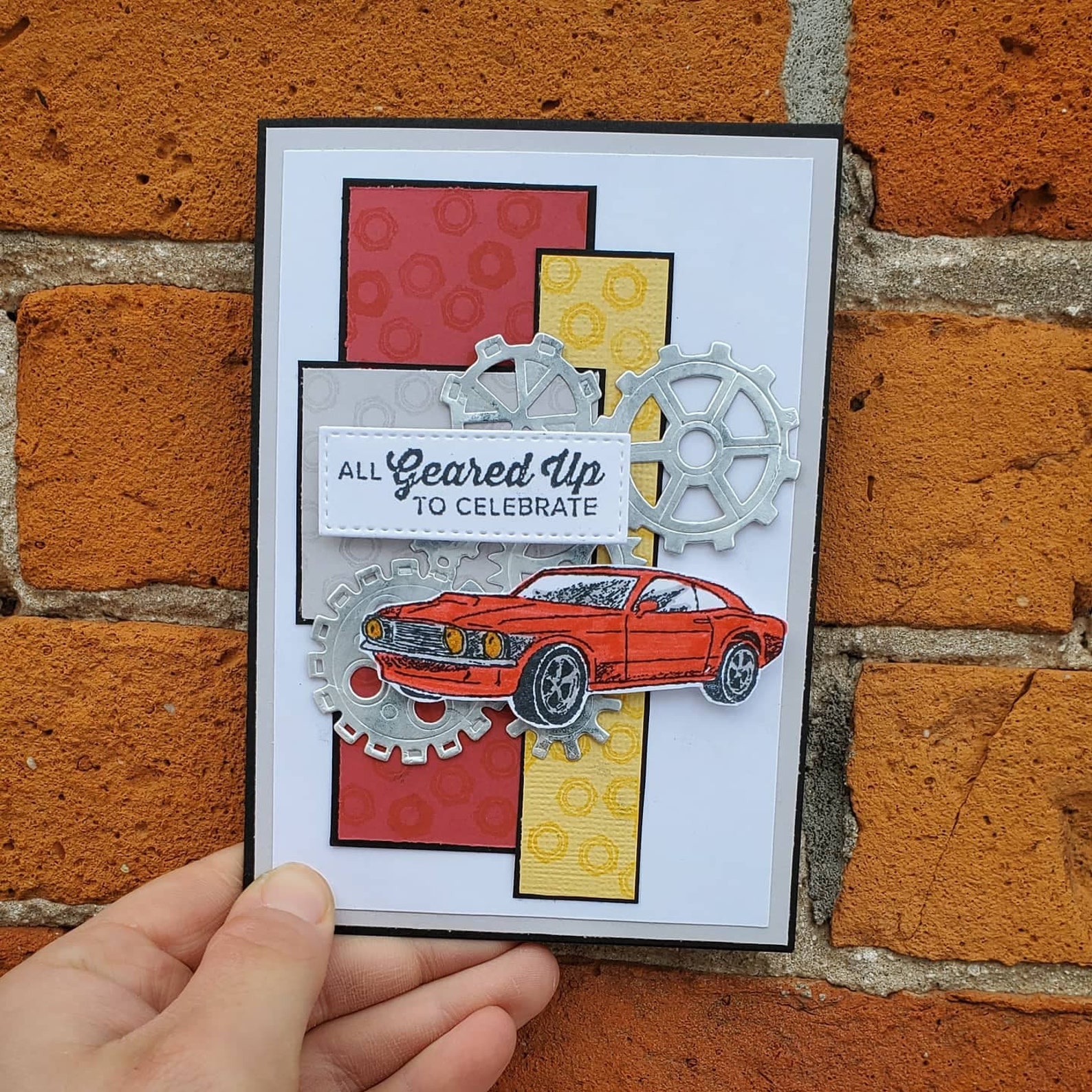 All Geared up to Celebrate Birthday Card Celebration Card - Etsy