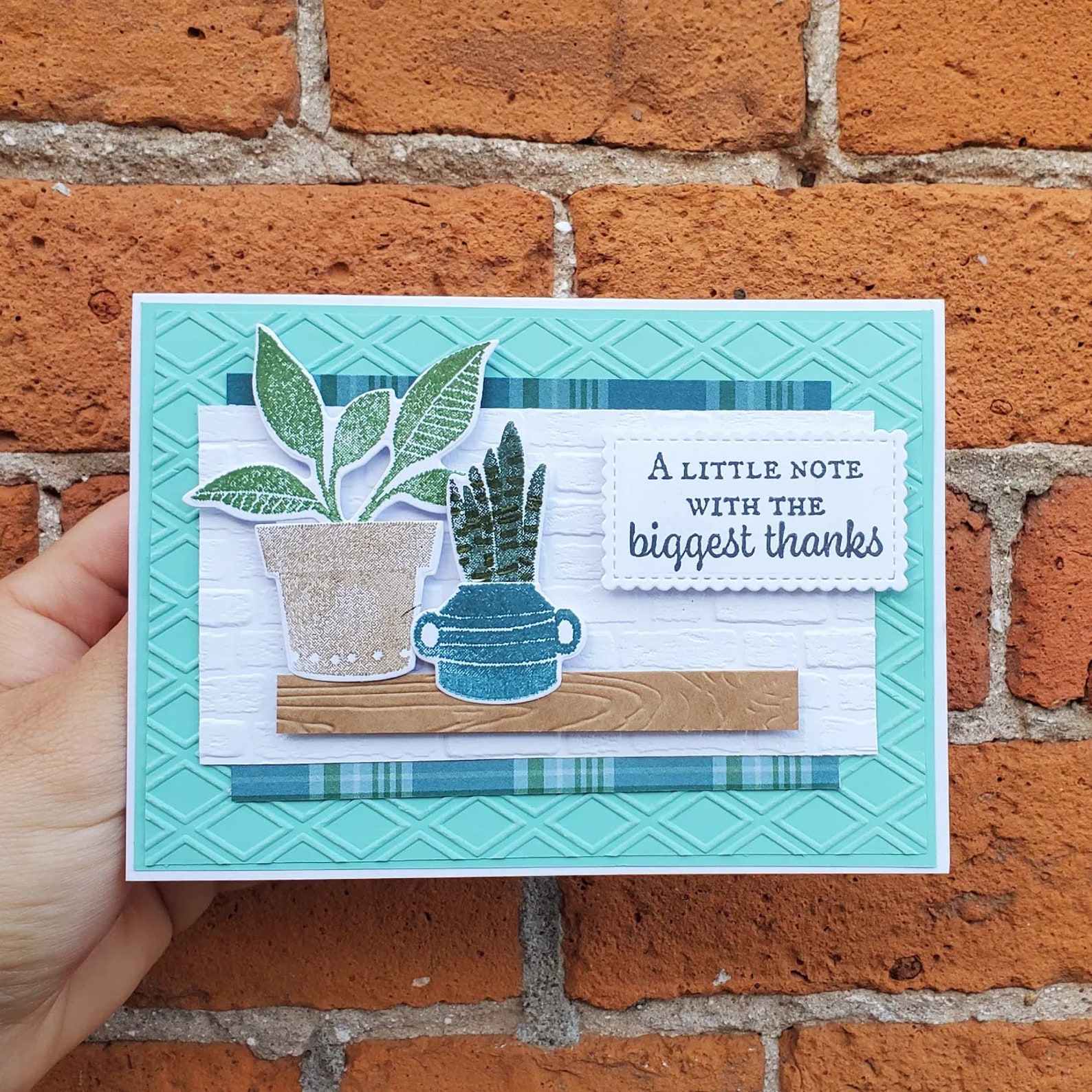 Plant Thank You Card - Etsy