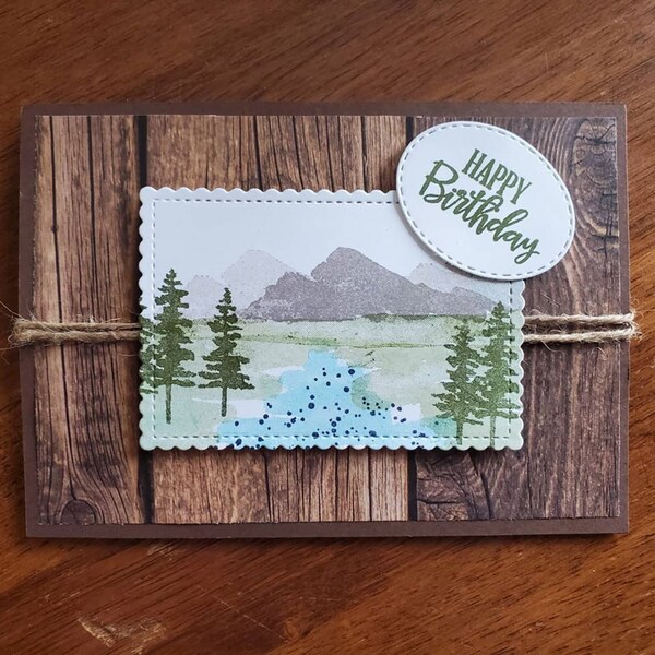 Rustic Birthday Card - Etsy