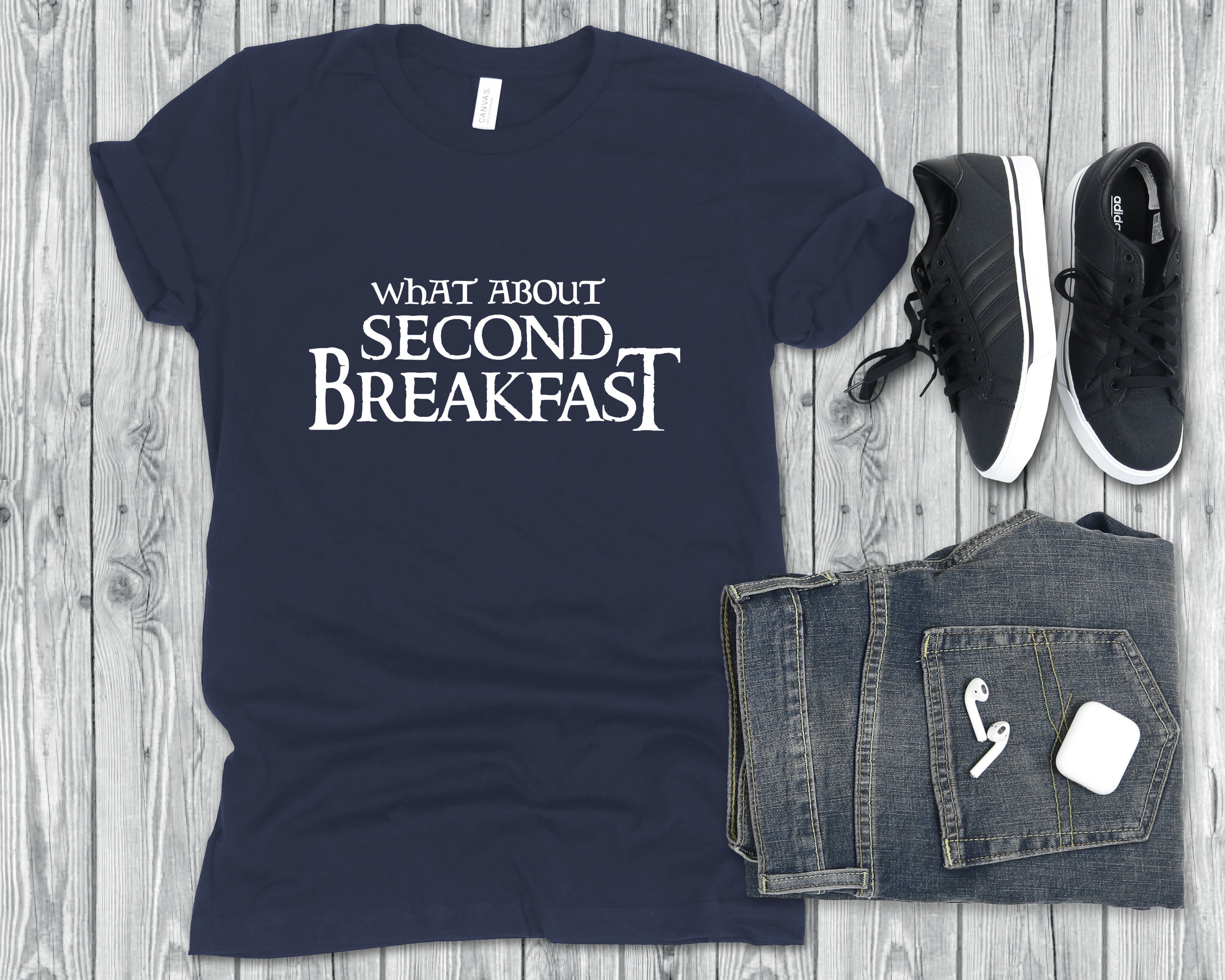 What About Second Breakfast Funny Food Shirt Hangry Geek - Etsy