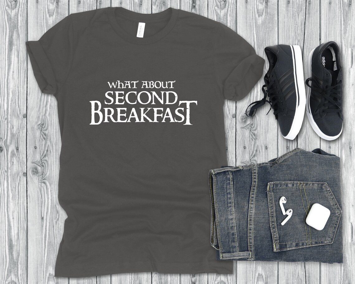 What About Second Breakfast Funny Food Shirt Hangry Geek - Etsy