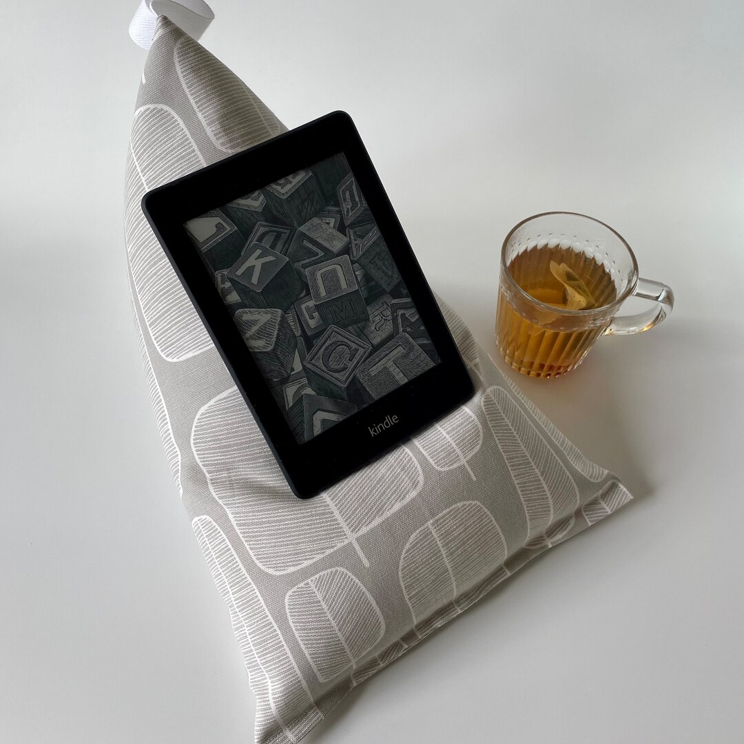 Grey Abstract iPad Cushion, Tablet Cushion - Etsy UK