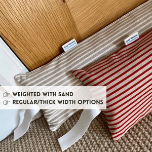 Weighted Draught Excluder Washable Draft Excluder Door Snake Draught ...