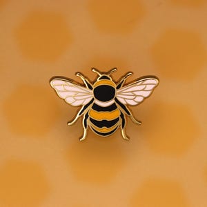 Bumblebee Hard Enamel Pin – Yellow Honey Bee Lapel Accessory - Etsy