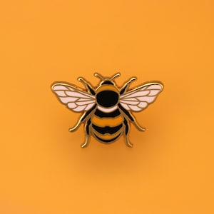 Bumblebee Hard Enamel Pin – Yellow Honey Bee Lapel Accessory - Etsy