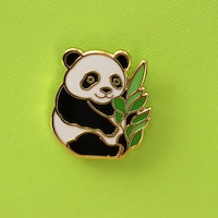 Panda Pin - Etsy