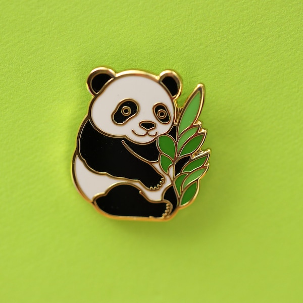 Panda Enamel Pin - Etsy