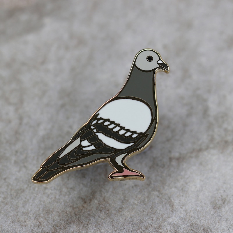 Pigeon Pin - Etsy