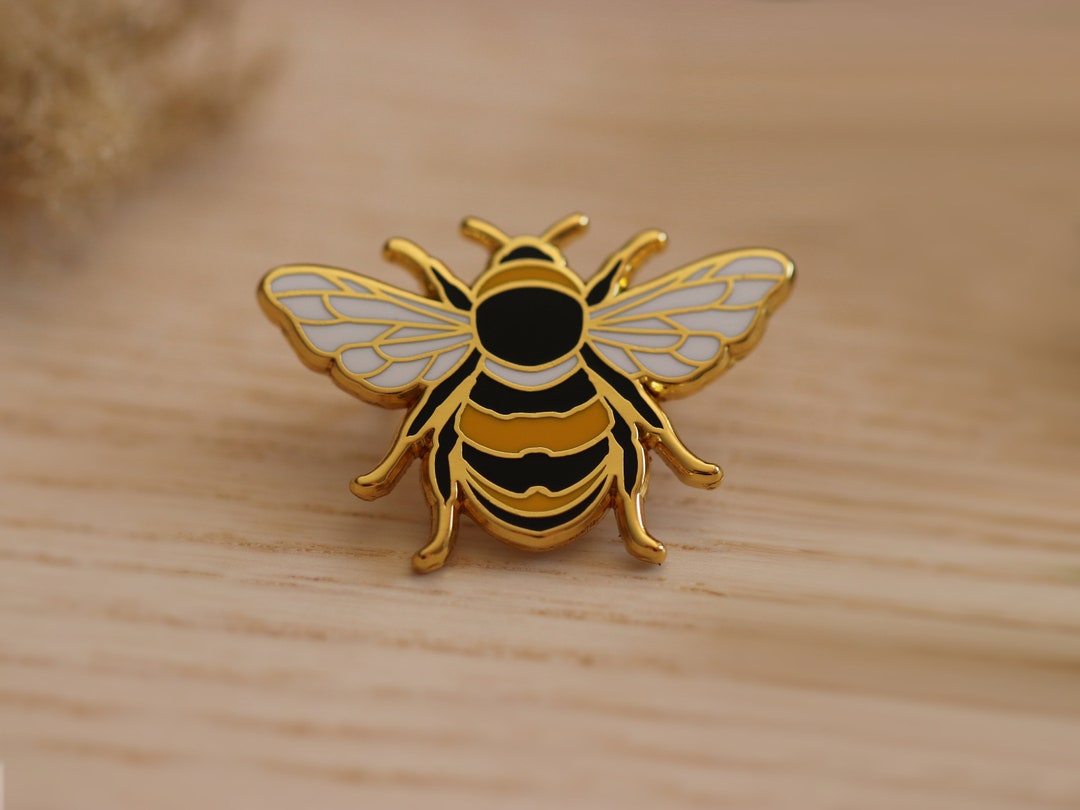 Bumblebee Hard Enamel Pin – Yellow Honey Bee Lapel Accessory - Etsy
