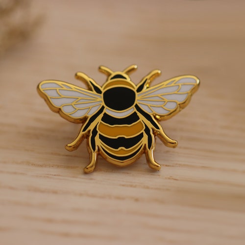 Honey Bee Enamel Pin - Etsy
