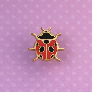 Ladybug Hard Enamel Pin - Enamel Lapel Pin - - Etsy