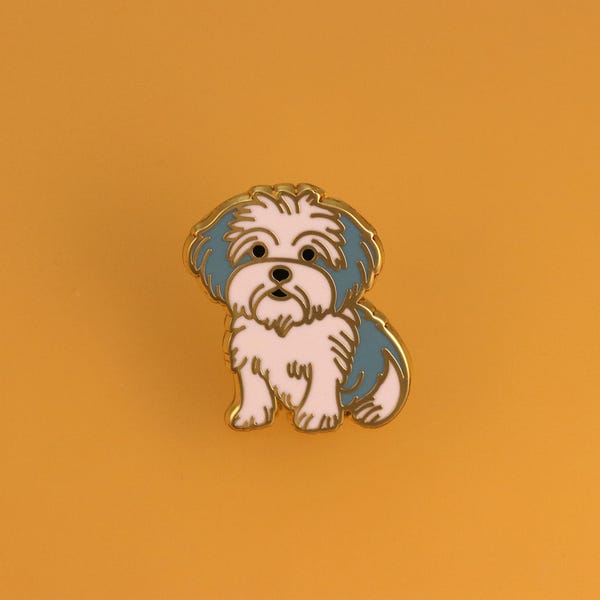 Maltese Brooch - Etsy