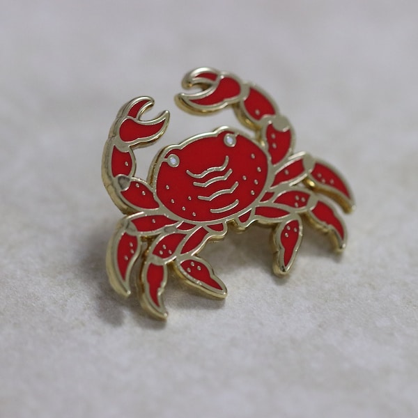 Crab Pin - Etsy