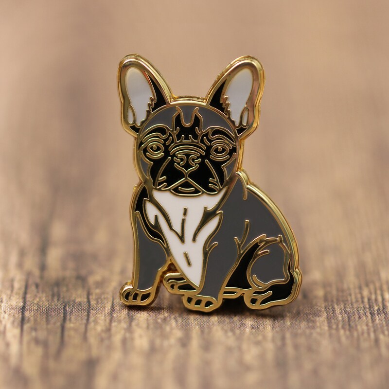 Boston Terrier Enamel Pin - Etsy