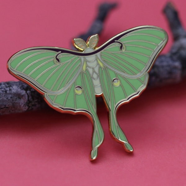 Luna Moth Pin - Etsy