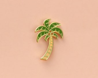 Vintage Sterling Palm Tree/tropical Scene Brooch - Etsy