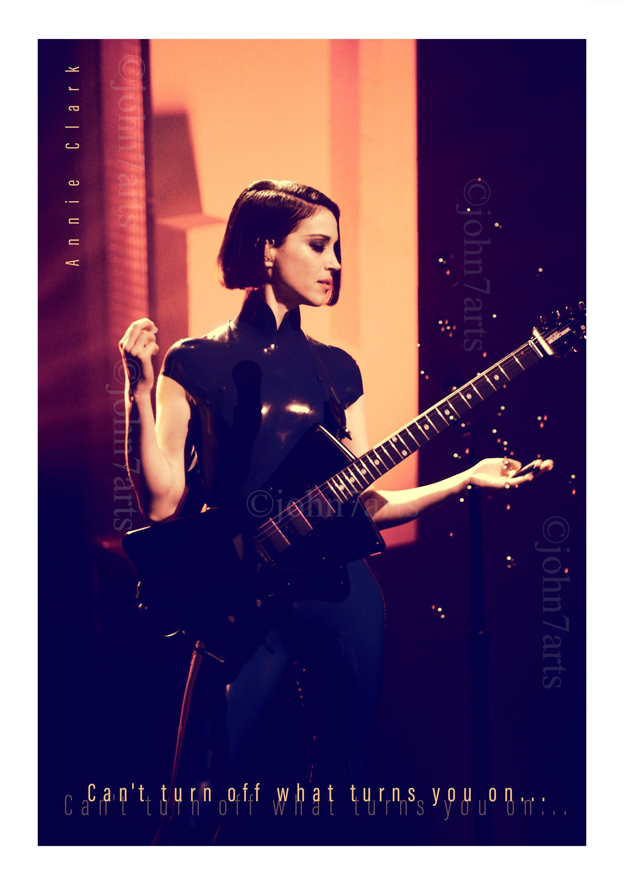 St Vincent Annie Clark Inspiriertes Poster Gallery Quality - Etsy.de