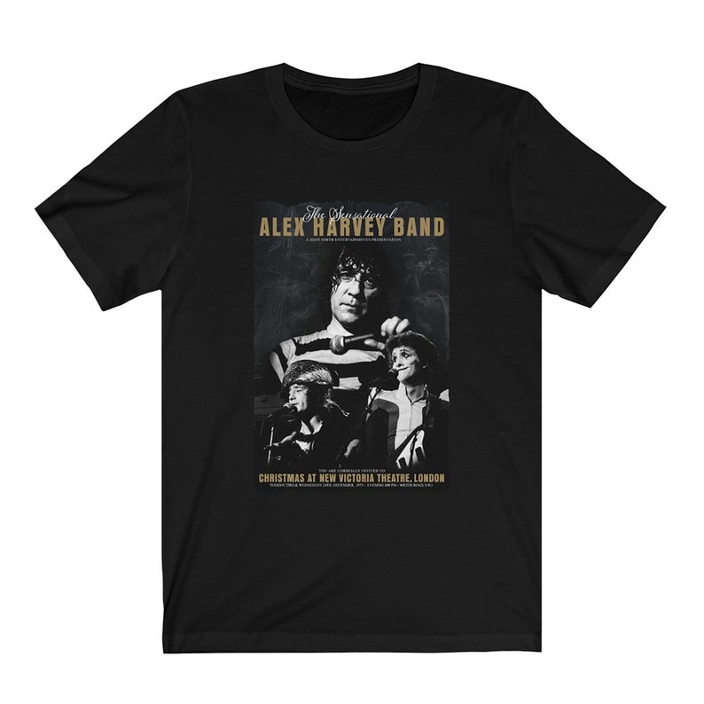 The Sensational Alex Harvey Band Inspired Soft Cotton T-shirt | Etsy