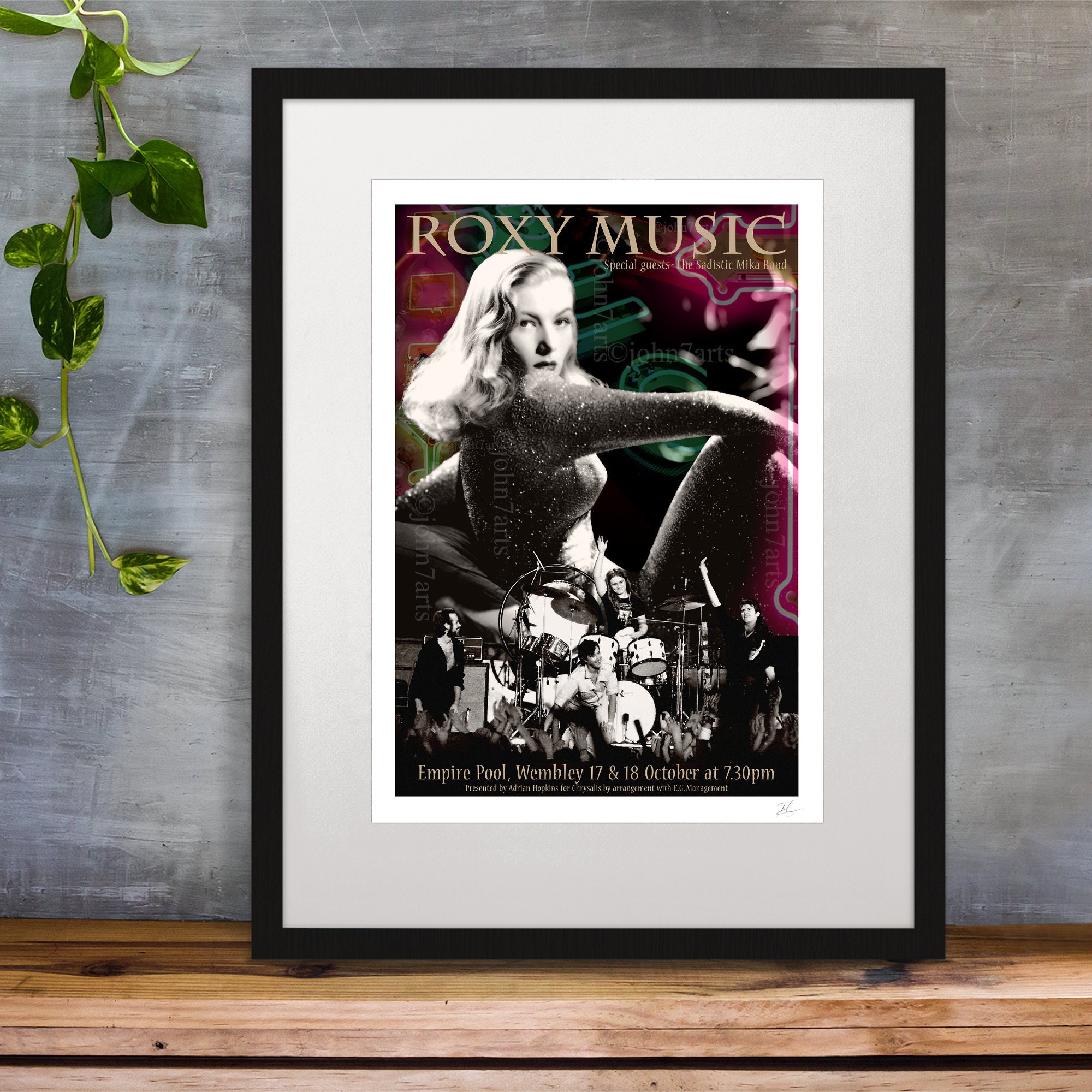 Bryan Ferry Roxy Music Concert Posters Siren World Tour Dates - Etsy UK