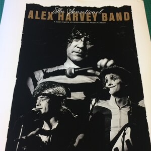 Sensational Alex Harvey Band Concert Print Glasgow Apollo And | Etsy