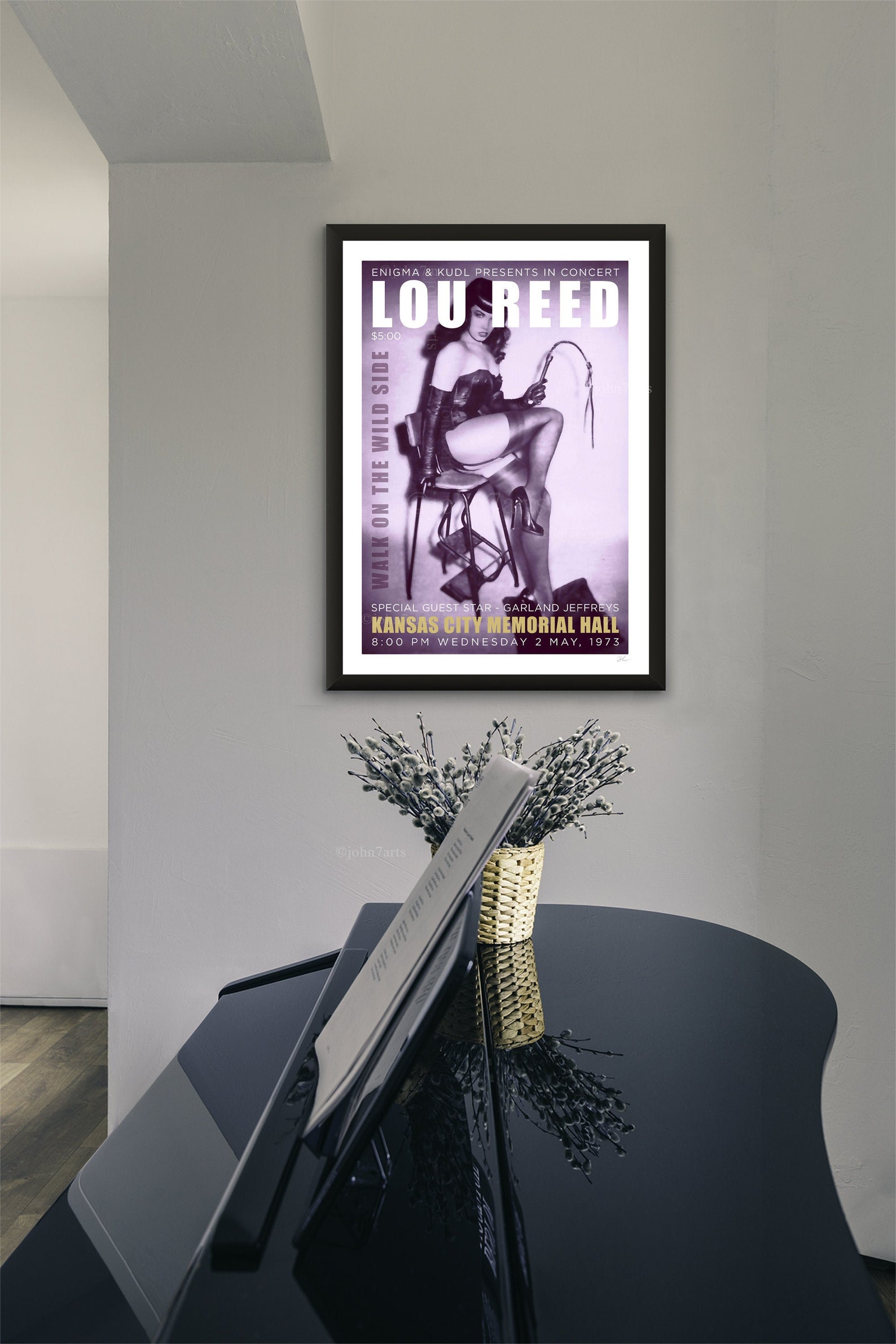 Lou Reed Betty Page Poster Gallery Quality Giclée Print Wall - Etsy