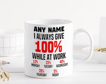 Funny Work Mug - Etsy UK