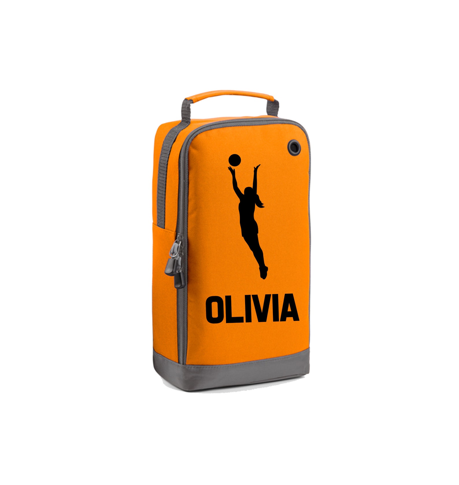 Girls Personalised Netball Bag Boot Bags Kit for Her Kids P.E Sports ...