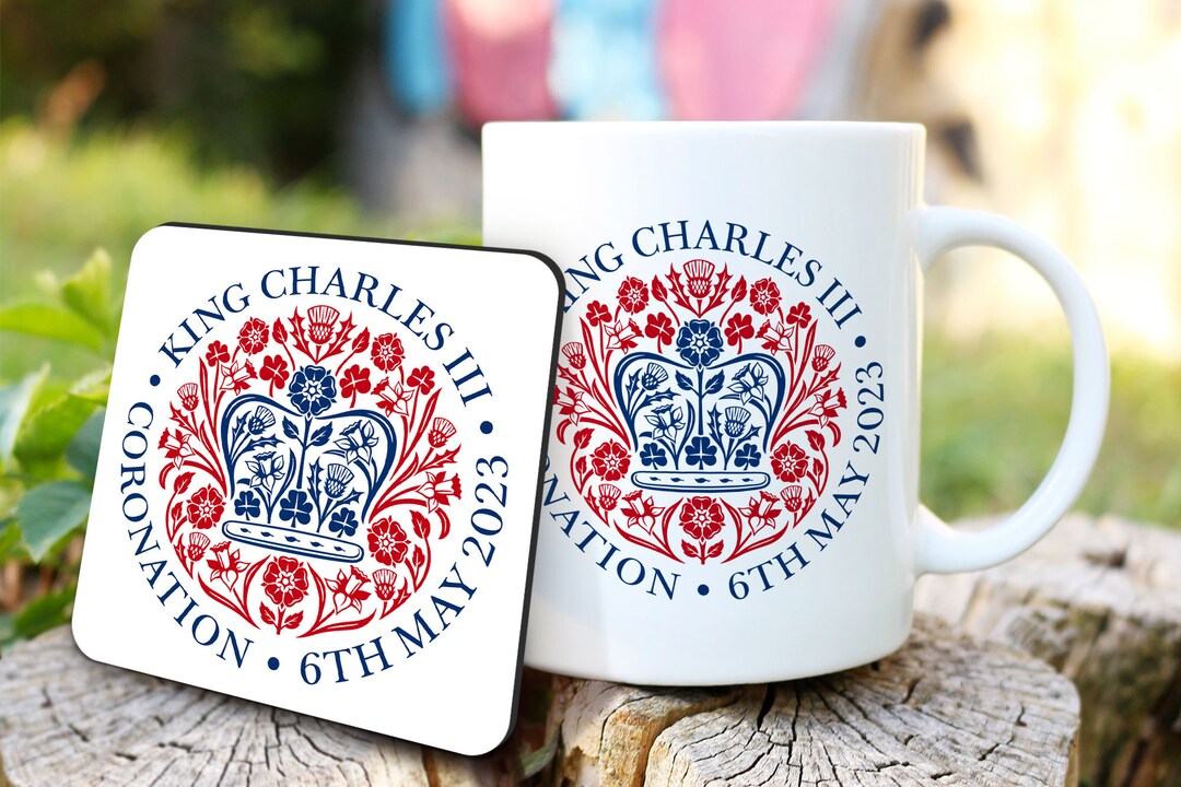 King Charles III Coronation Gift the Kings Official Emblem Mug and ...