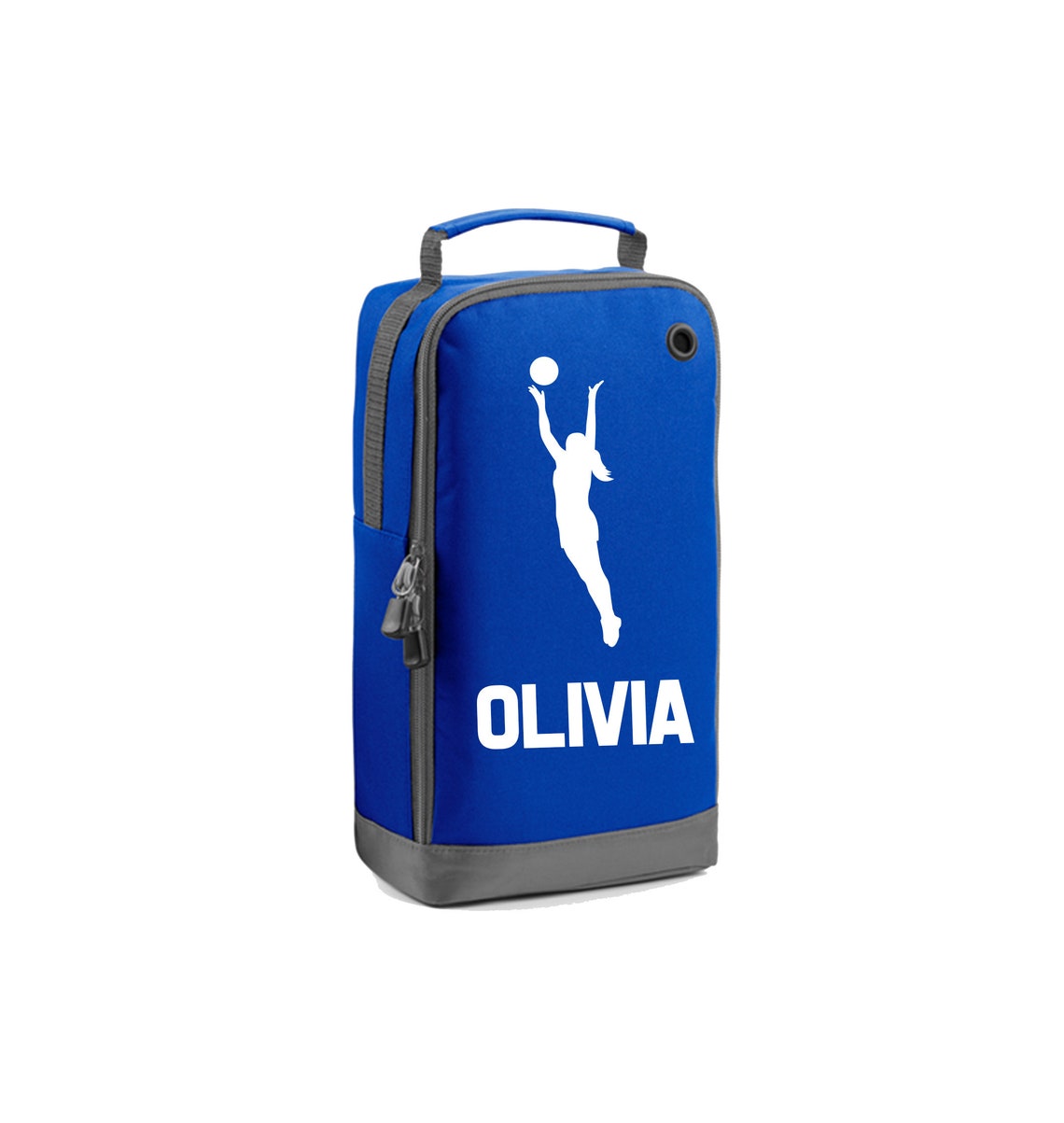 Girls Personalised Netball Bag Boot Bags Kit for Her Kids P.E Sports ...