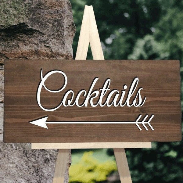 Reception This Way Sign - Etsy