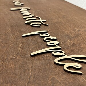 Our Favorite People Lettering Cutouts, Wedding Seating Chart Sign ...