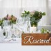 3D Reserved Sign Rustic Wedding Signs Church Pew - Etsy
