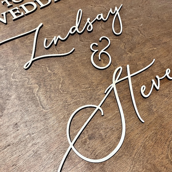 Wooden Welcome Words for Wedding - Etsy