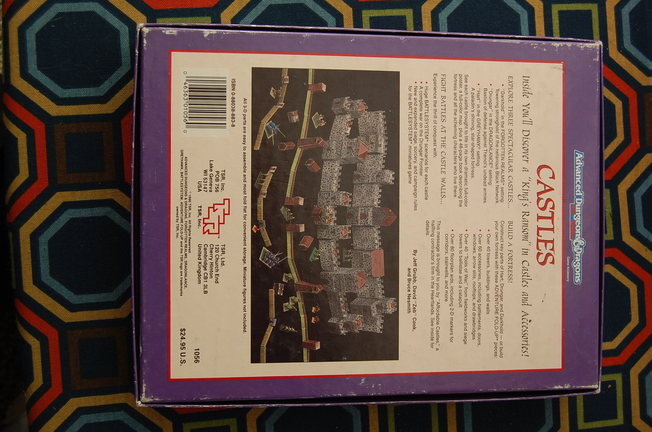 Dungeons and Dragons VINTAGE AD&D CASTLES 1990 Box Set With Complete ...