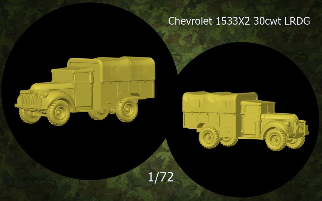 Model Kit - Military Vehicle. Chevrolet/chevy 1533 - United Kingdom ...