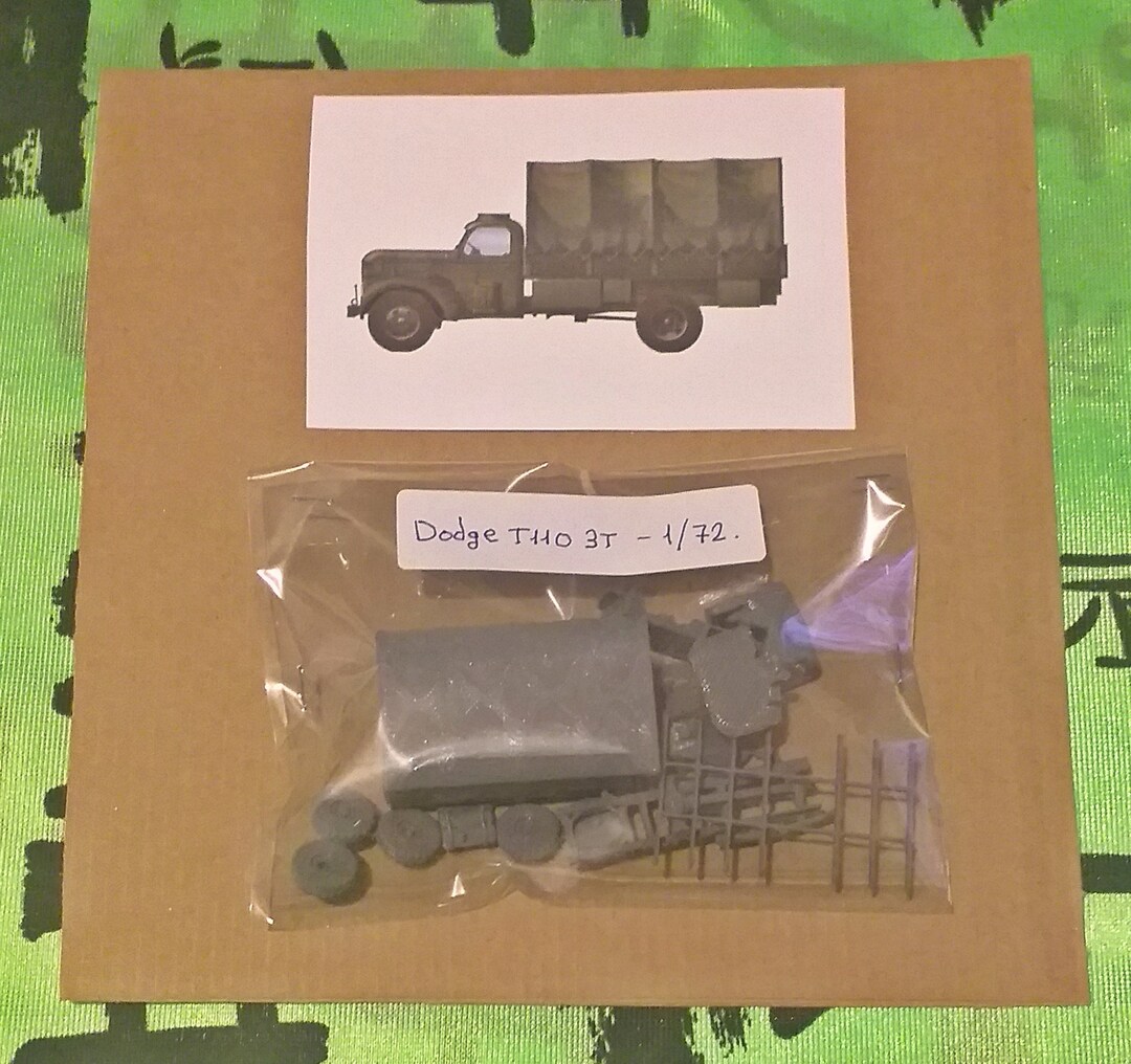 Model Kit to Assemble and Paint Military Vehicle Dodge T110 3T - Etsy