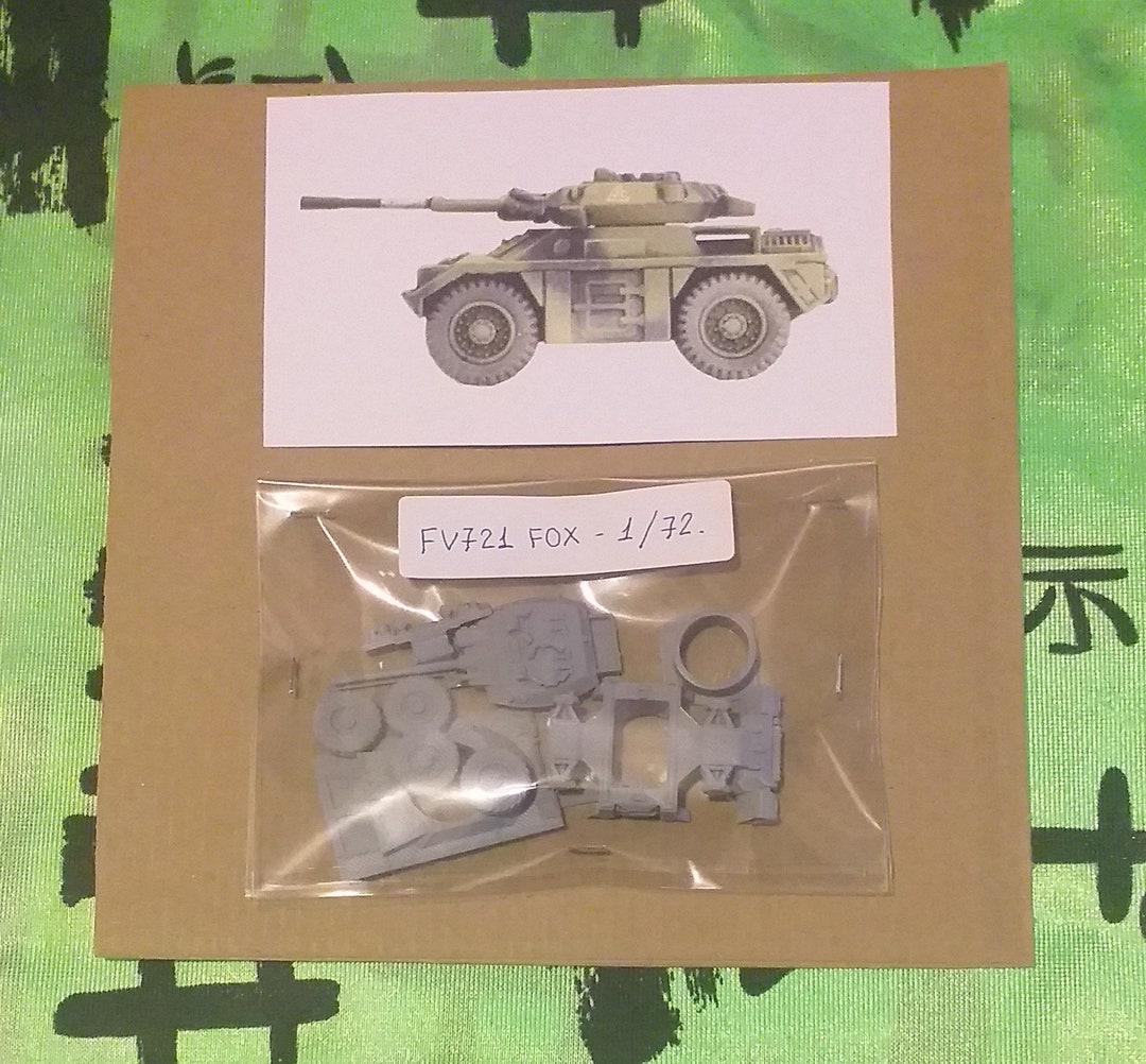 Model Kit to Assemble and Paint - Military Vehicle - Fv721 Fox Armored ...